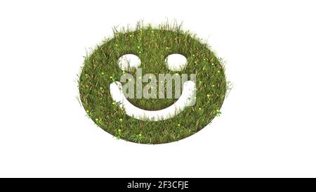 environment green happy face emoji with sunglasses and seedling ...