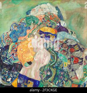 Gustav Klimt, Baby (Cradle), Austrian, 1862 - 1918, 1917-1918, oil on ...