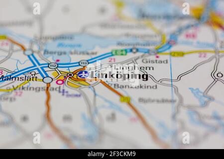 map of linköping Stock Photo - Alamy