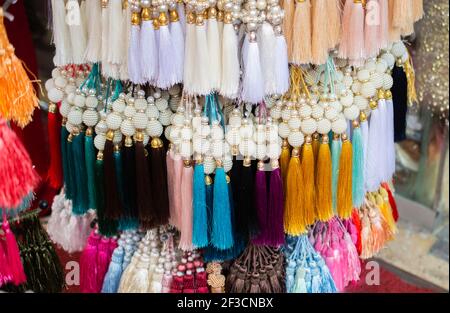 Set of tassels in various colors for design elements in view Stock ...
