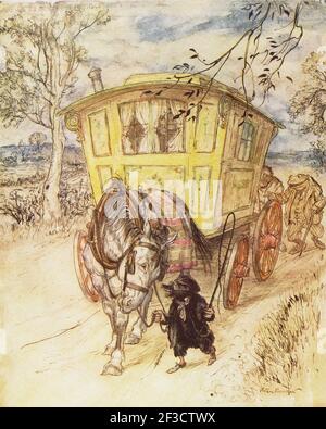 wind in the willows arthur rackham illustration Stock Photo - Alamy