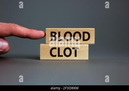 Blood clot disease symbol and thrombosis medical 3D illustration ...
