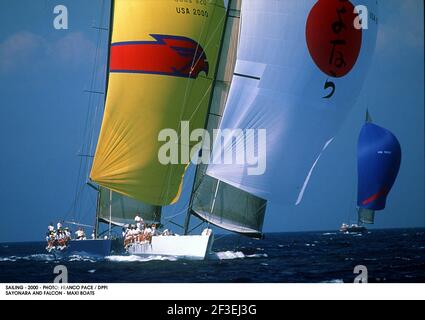 SAILING - 2000 - PHOTO: FRANCO PACE / DPPI SAYONARA - MAXI BOAT Stock ...