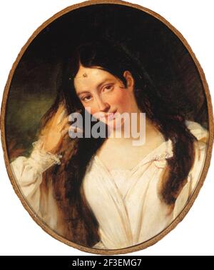 Portrait of the opera singer Maria Malibran (1808-1836), First quarter ...