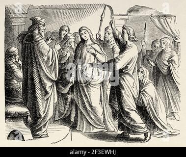 Daniel saves Susanna from death. Daniel confuses the old and saves the ...