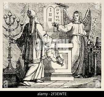 Zechariah in the temple Stock Photo - Alamy