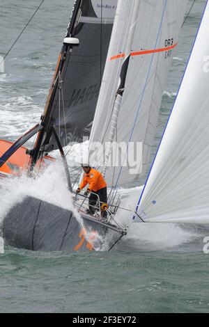 IMOCA - AERIAL SHOOT - BELLE ILE (FRA) - 16/07/2010 - SAFRAN / SKIPPER ...