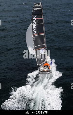 IMOCA - AERIAL SHOOT - BELLE ILE (FRA) - 16/07/2010 - SAFRAN / SKIPPER ...