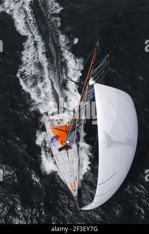 IMOCA - AERIAL SHOOT - BELLE ILE (FRA) - 16/07/2010 - SAFRAN / SKIPPER ...