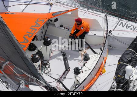 IMOCA - AERIAL SHOOT - BELLE ILE (FRA) - 16/07/2010 - SAFRAN / SKIPPER ...