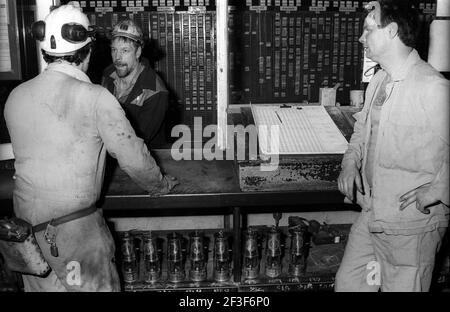 Men underground at pit face at Monkwearmouth Colliery Stock Photo - Alamy