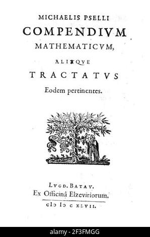 Psellus Compendium mathematicum, 1647 185241 Stock Photo - Alamy
