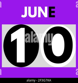 June 5 . Modern daily calendar icon .date ,day, month .calendar for the ...
