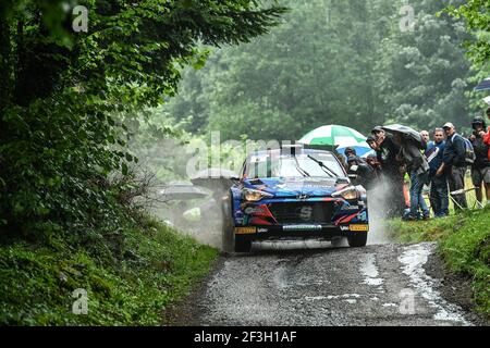 06 Giordano Quentin Roche Yannick Hyundai i20 R5 , action during the ...