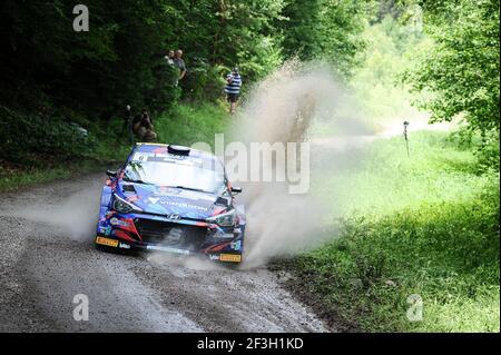 06 Giordano Quentin Roche Yannick Hyundai i20 R5 , action during the ...