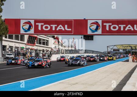 depart start, during the 2018 ELMS European Le Mans Series at circuit ...