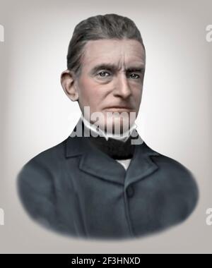 John Brown (1800-1859), Abolitionist, Anti Slavery movement, portrait ...