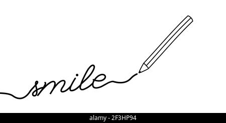 The slogan is happy and smile every day. Drawing emotion symbol draw ...