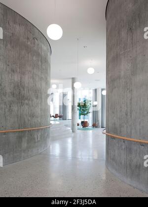 SEB Headquarters atrium interior, Copenhagen, Denmark Stock Photo - Alamy