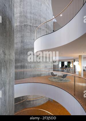 SEB Headquarters atrium interior, Copenhagen, Denmark Stock Photo - Alamy