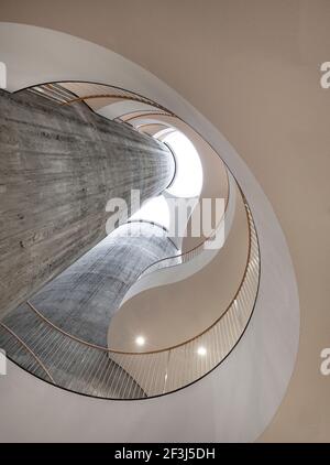 SEB Headquarters atrium interior, Copenhagen, Denmark Stock Photo - Alamy