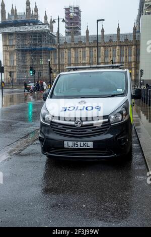 A British Transport Police van in Manchester, England, United Kingdom ...