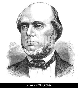 Jean Louis Armand de Quatrefages de Bréau (1810-1892), french biologist ...