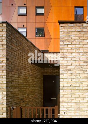 Exterior of properties in the New Kent Road residential scheme for ...