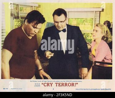 Inger Stevens & Rod Steiger Film Cry Terror! (1950) Characters: Mrs ...