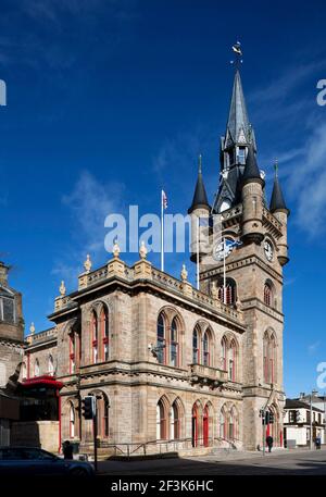 Renfrew Town Hall. Built 1870. Architect, James Lamb. Grade A listed ...