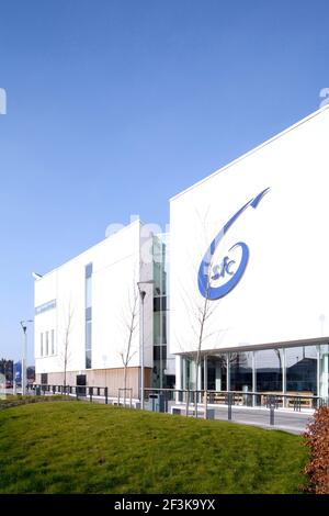 Side Elevation - Stoke on Trent College - 6th Form Centre Stock Photo ...