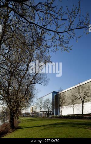 JCB World Headquarters factory, Rocester, Staffordshire, England, UK ...