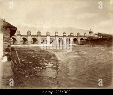 Puente de Calicanto Santiago de Chile Stock Photo - Alamy