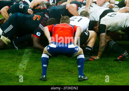 Referee Angus Gardner during the Autumn Nations Series 2025, rugby ...