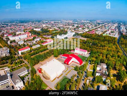 Nalchik aerial panoramic view. Nalchik is the capital city of the ...