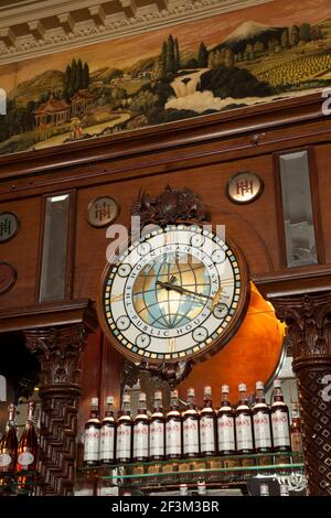 Hays Galleria Clock Stock Photo - Alamy