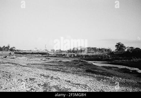 Hurricane Flora damage in central Cuba, Cuba, 1963. From the Deena ...
