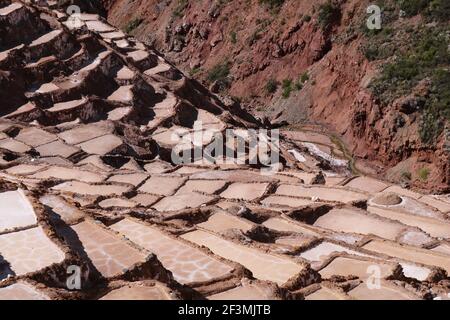The old tiles of the ancient nature-amphitheater in-between the ...