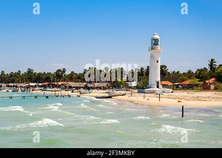 Talaimannar Lighthouse, Sri Lanka. Talaimannar is located on the ...