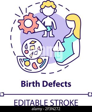 Birth defects concept icon Stock Vector Image & Art - Alamy