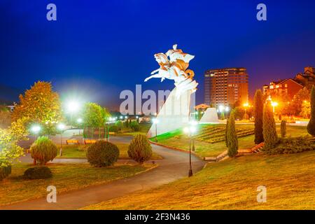 Vladikavkaz, Russia - September 25, 2020: Monument to Army General and ...