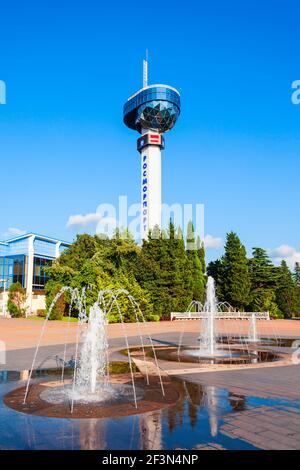 Tuapse, Russia - October 03, 2020: City logo sign and Rosmorport ...