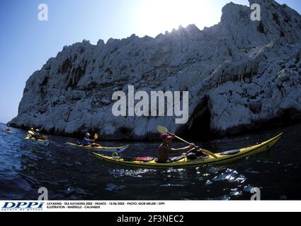 KAYAKING - SEA KAYAKING 2002 - FRANCE - 15/06/2002 - PHOTO: IGOR MEIJER ...