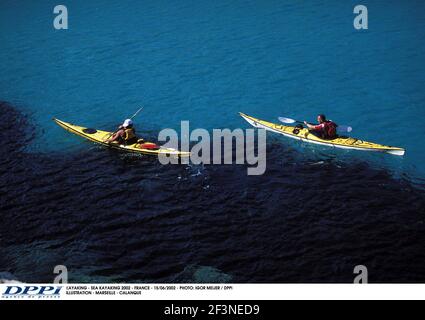 KAYAKING - SEA KAYAKING 2002 - FRANCE - 15/06/2002 - PHOTO: IGOR MEIJER ...