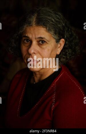 Haifa Zangana, writer at her home in north east London.Picture David ...
