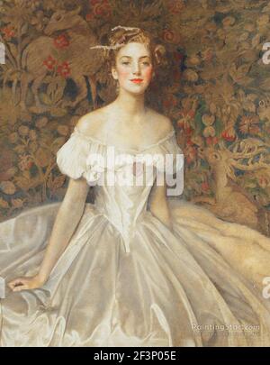 Frank Cadogan Cowper vintage art Stock Photo - Alamy
