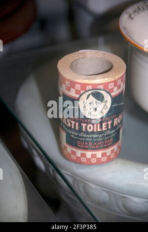 Vintage toilet paper with Hitler decoration from the Thomas Crapper ...