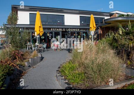 Establo Lounge cafe and bar in Rustington, West Sussex, England, UK ...