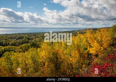 Duluth, Minnesota. Beautiful fall colors in the Superior National ...