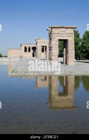 Temple of Debod (Templo de Debod), Parque de la Montana, Madrid, Spain ...